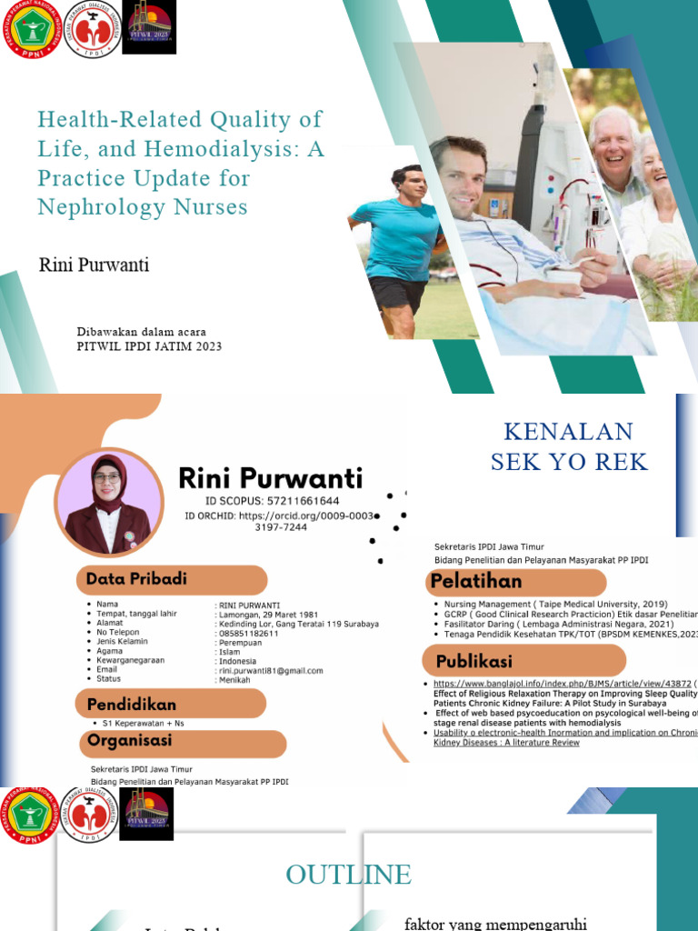 Health-Related Quality of Life, and Hemodialysis A Practice Update For ...