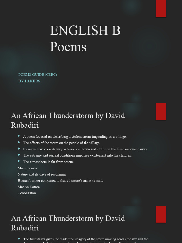 English b Poems | PDF | Poetry | Feeling
