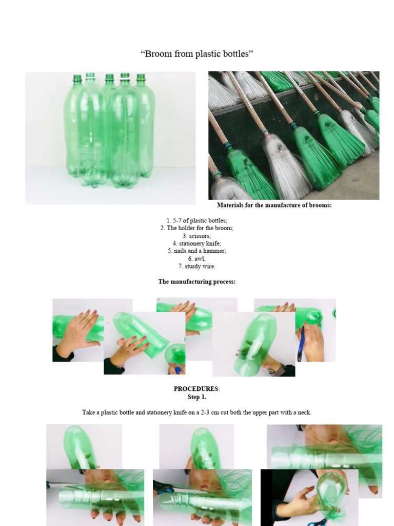 DIY Plastic Bottle Broom Guide | PDF