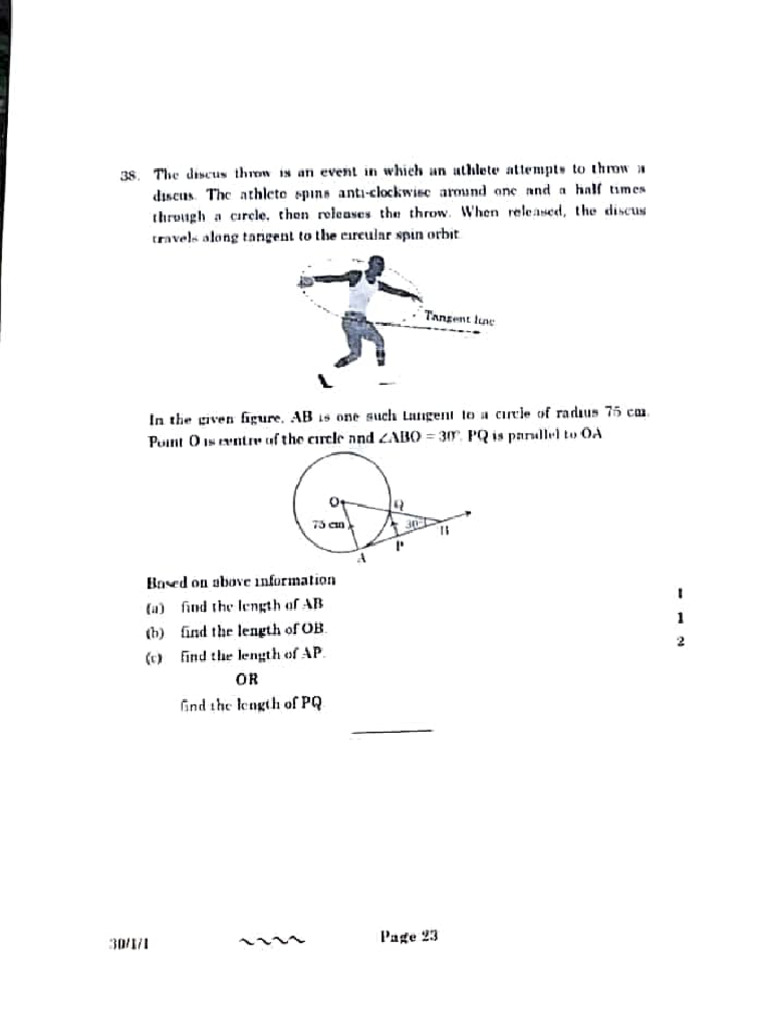 PWH SQP Maths 10 | PDF