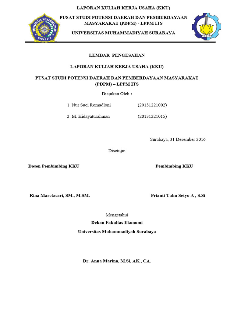 Lembar Pengesahan Kelompok - Docx Suci | PDF