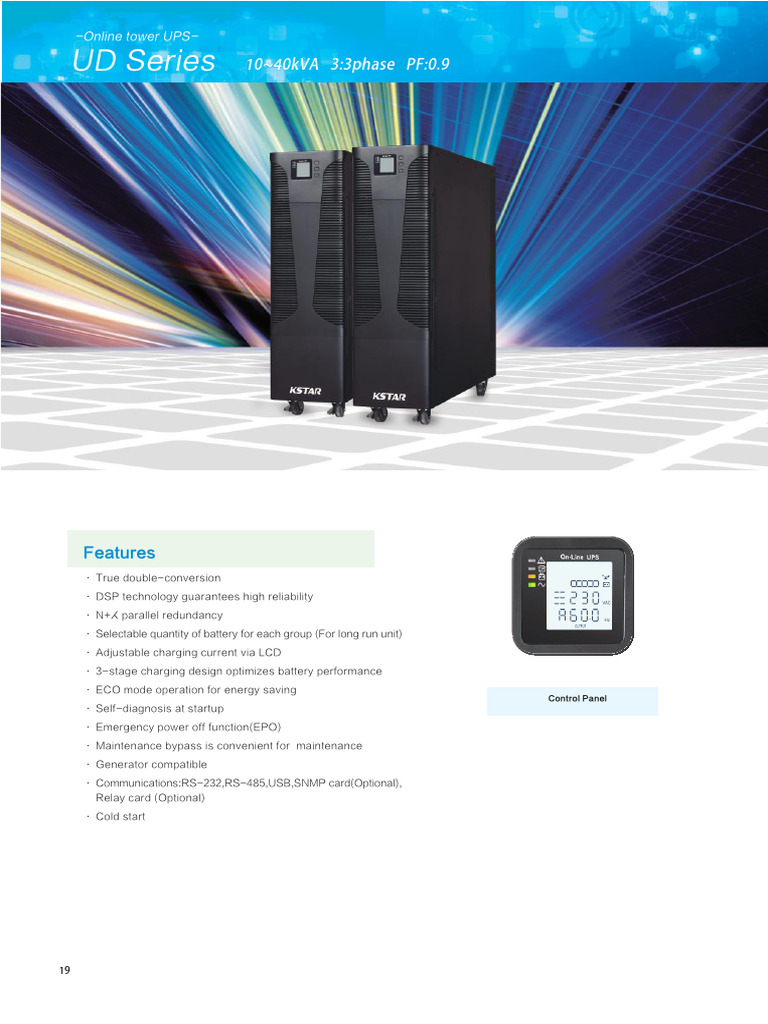 UD Series 33 10-40KVA | PDF