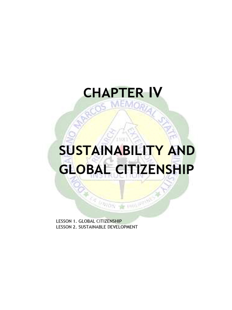 SUSTAINABILITY-AND-GLOBAL-CITIZENSHIP | PDF | Sustainability ...