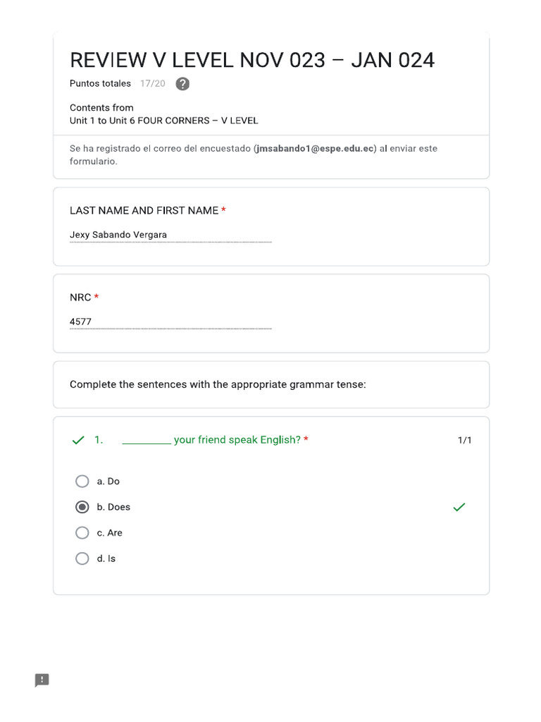 Unit 1 To Unit 6 Four Corners | PDF