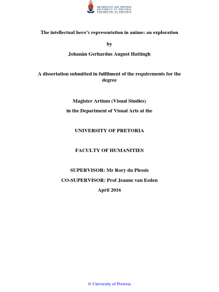 Anime's Intellectual Hero Analysis | PDF | Plagiarism | Hero