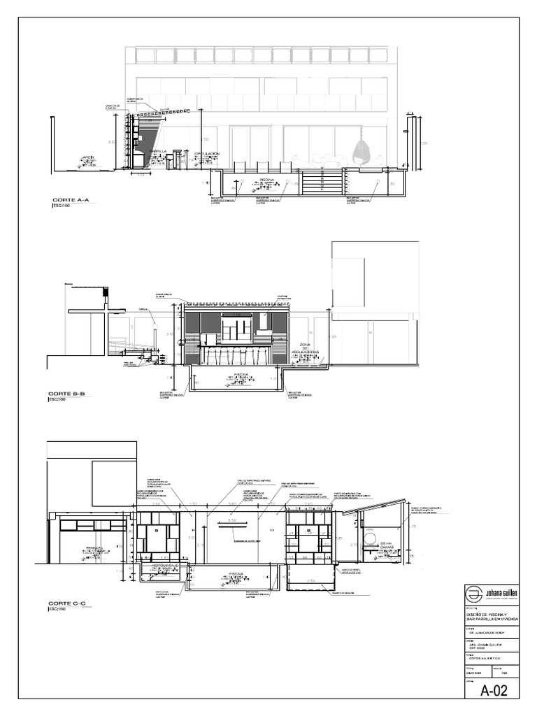 Planos Proyecto Terraza - Elevacion | PDF