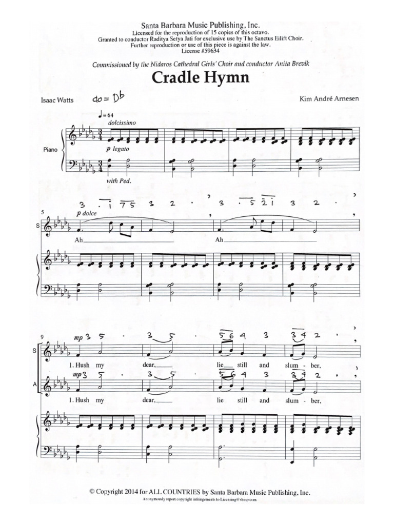 Cradle Hymn - Translate-2 | PDF