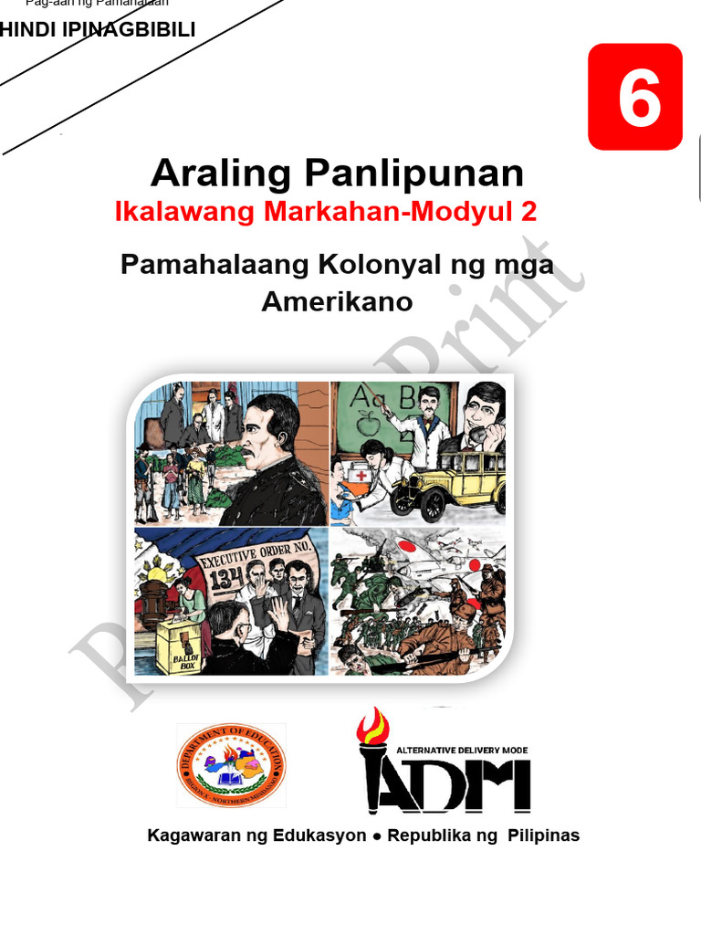 AP6 Q2 Mod2 PamahalaangKolonyalNgMgaAmerikano v5 | PDF