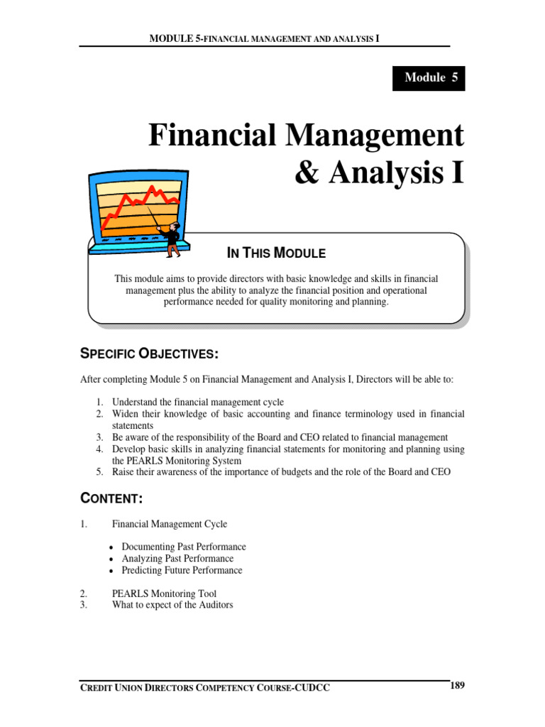 Module5 FinancialManagementAnalysiswithPP | PDF | Financial Audit ...