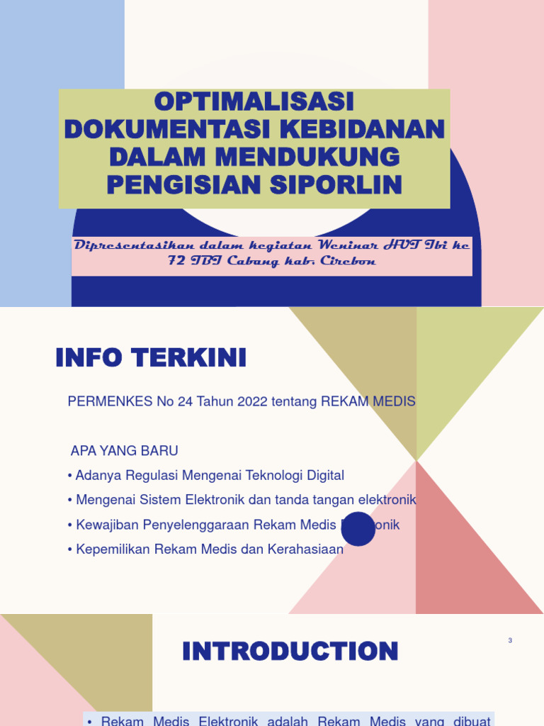 Optimalisasi Dokumentasi Dalam Mendukung Pengisian Siporlin | PDF