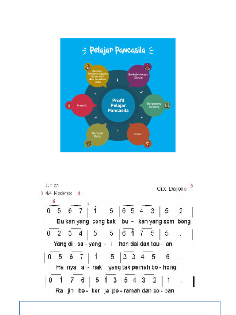 Membaca Notasi Angka | PDF | Seni & Disiplin Bahasa | Griya & Taman