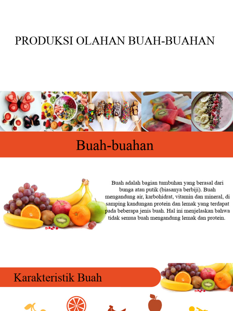 Kreasi Buah Buahan | PDF