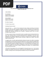 Deployment Letter - Sample | PDF | Government | Business