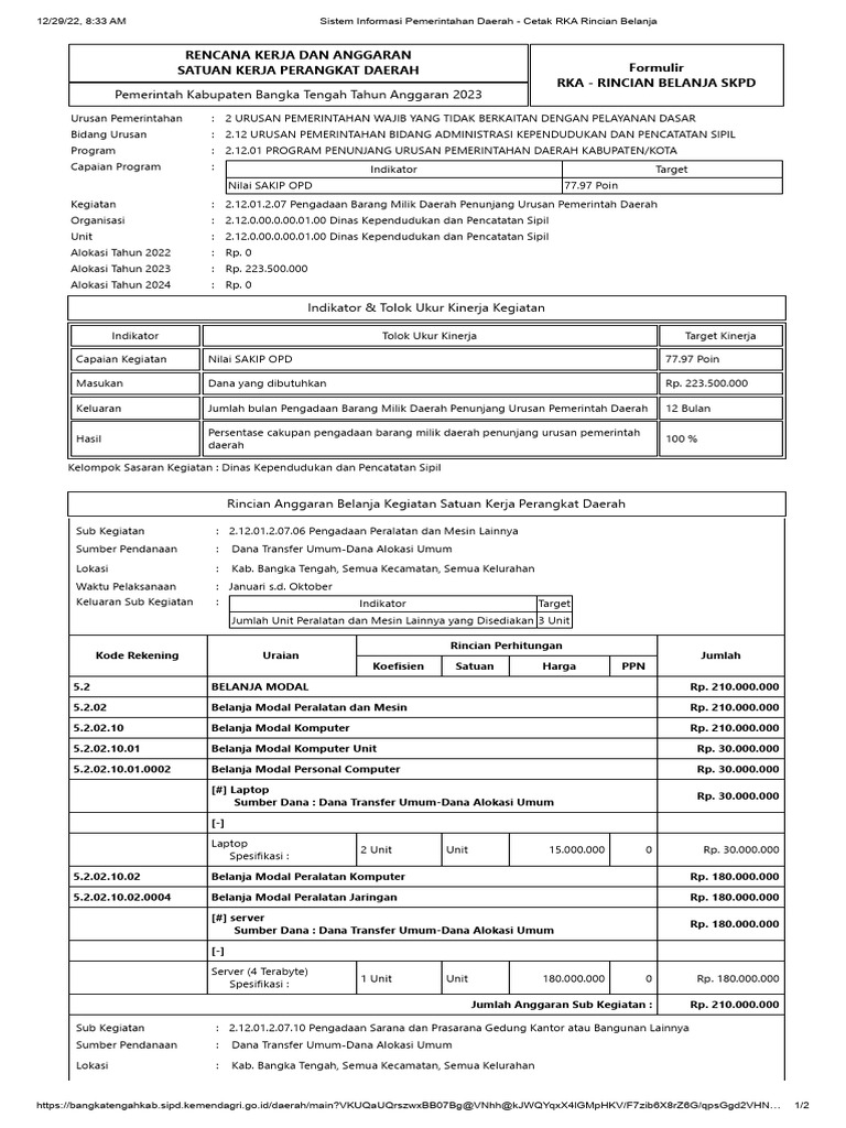 Pengadaan Barang Milik Daerah Penunjang Urusan Pemerintah Daerah | PDF