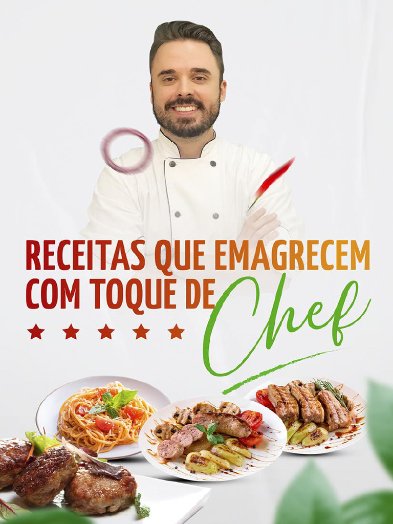 E Book - Receitas - Que - Emagrecem Com Toque Do Chef Por Davi Laranjeiras | PDF