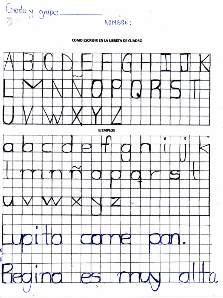 TRAZO DE LETRA MAYUSCULAS Y MINUSCULAS20230910_20342550 | PDF