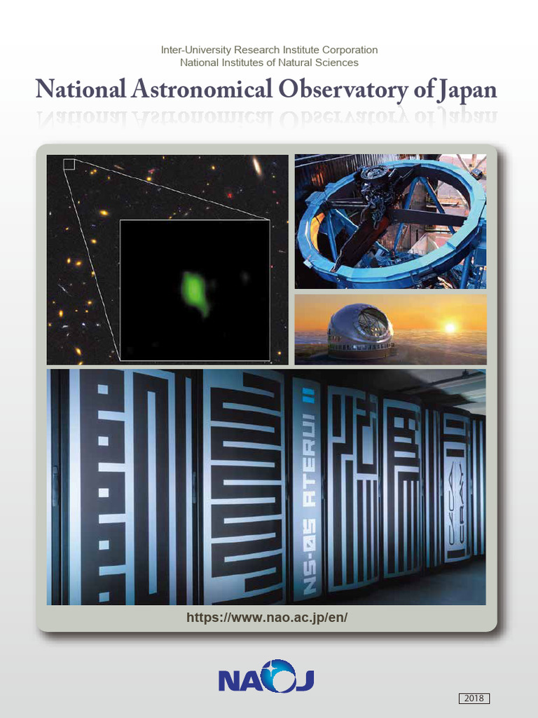Pamphlet Naoj 2018 en | PDF | Astronomy | Physical Sciences
