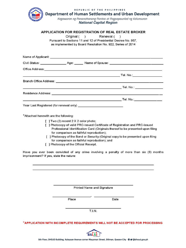Application Broker NCR | PDF