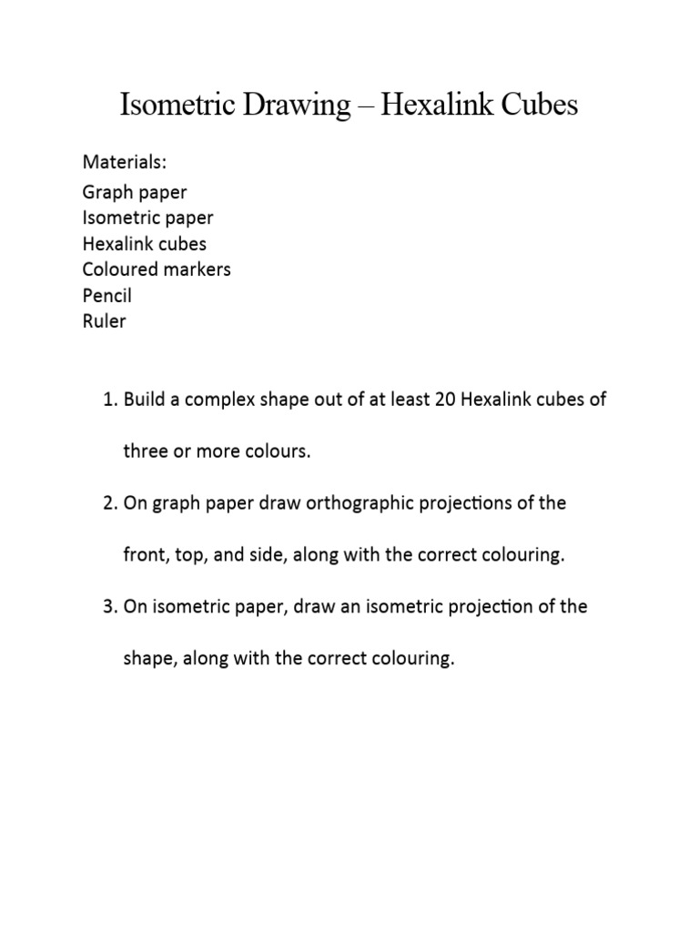 Isometric Drawing | PDF