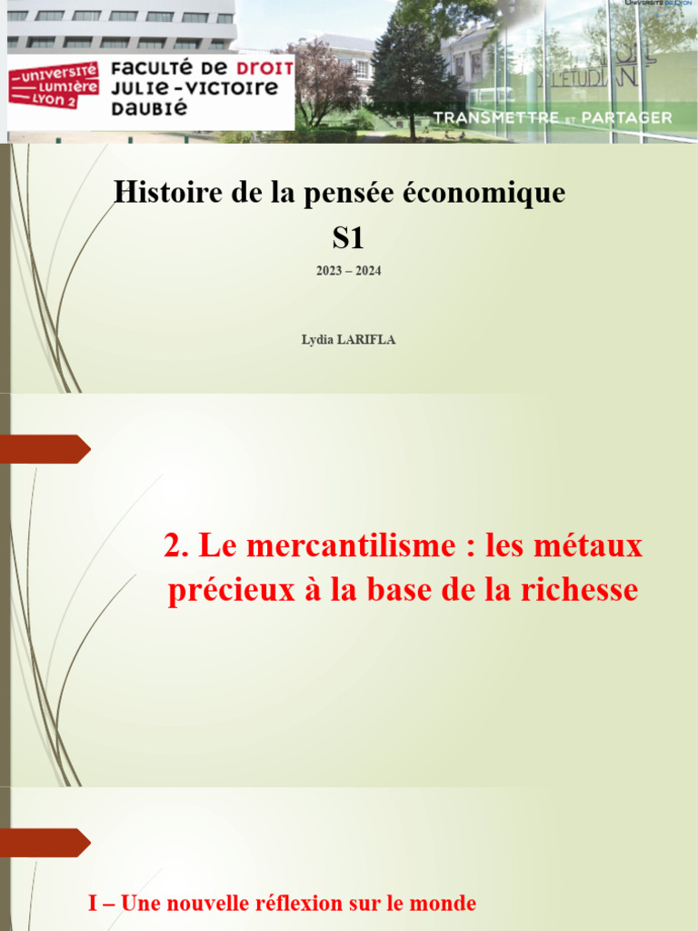Mercantilisme : Richesse et État | PDF | Mercantilisme | Argent