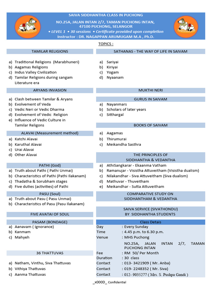 Basic Religious Class Syllabus | PDF