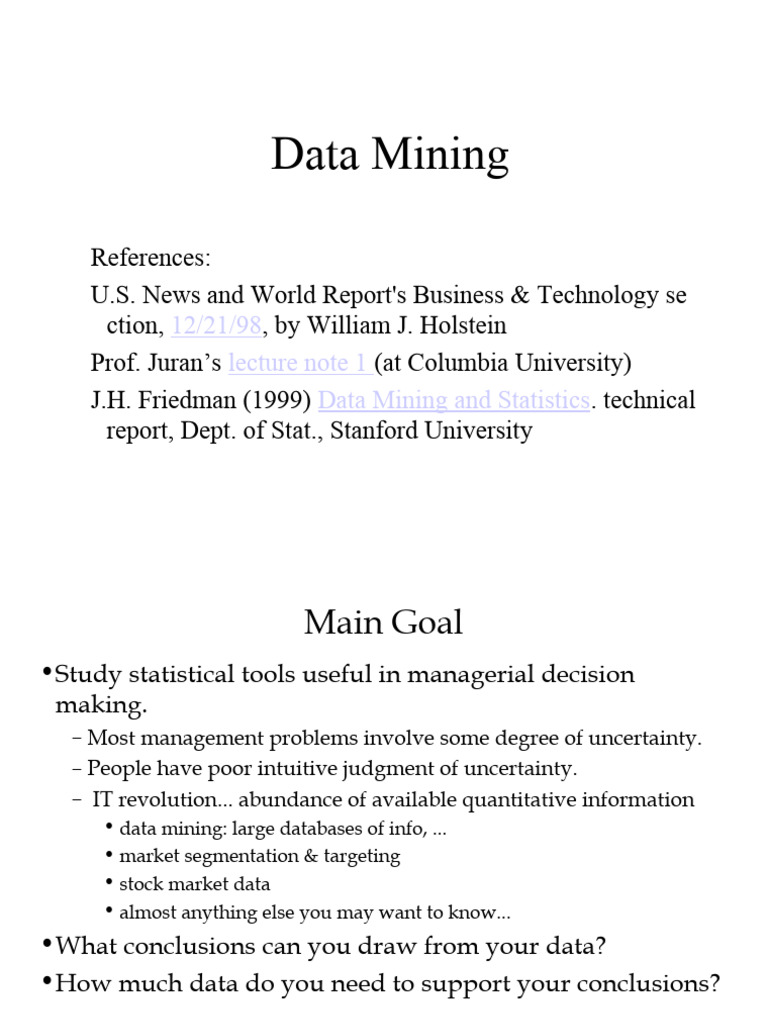 Data Mining | Download Free PDF | Stock Market Index | Data Analysis