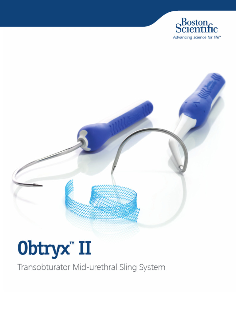 WH 118616 AG Obtryx II Brochure | PDF | Urinary Incontinence | Vagina
