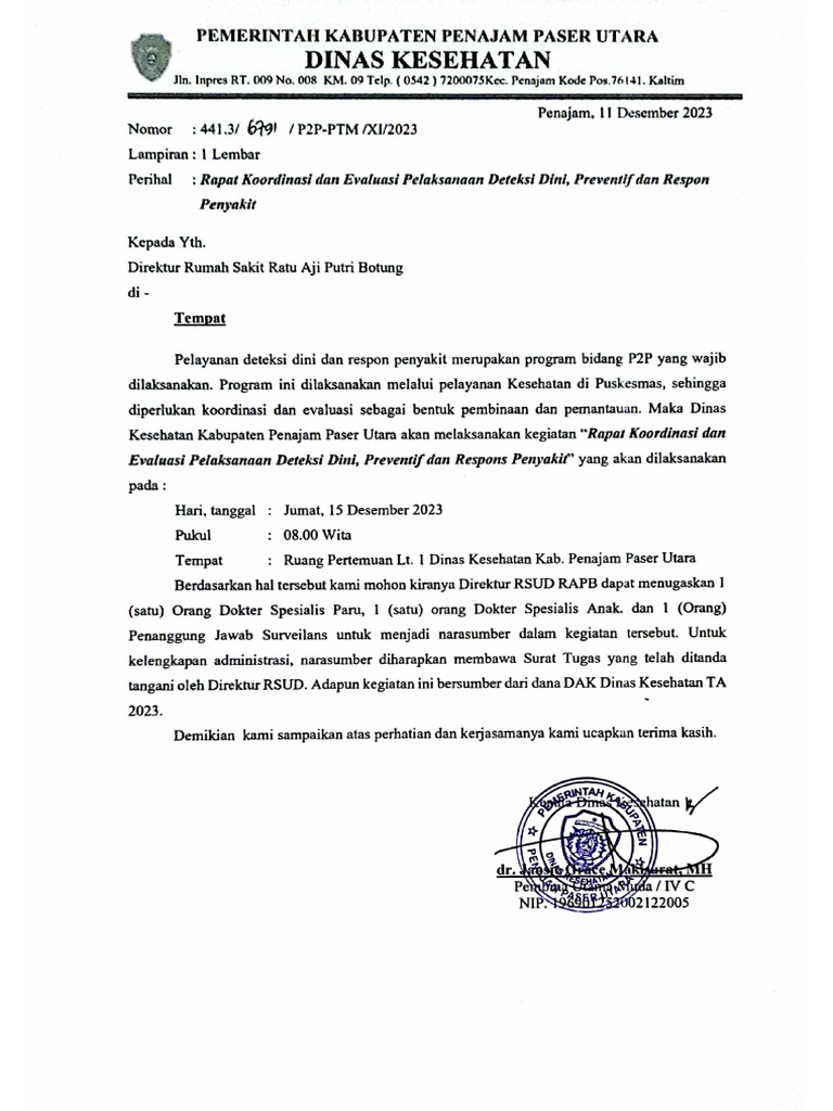 Undangan Narsum | PDF