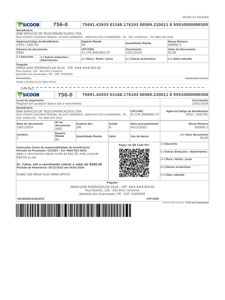 Boleto Internet | PDF | Indústrias de serviços | Finanças pessoais