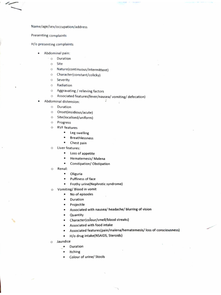 Medicine Systemic Examination | PDF