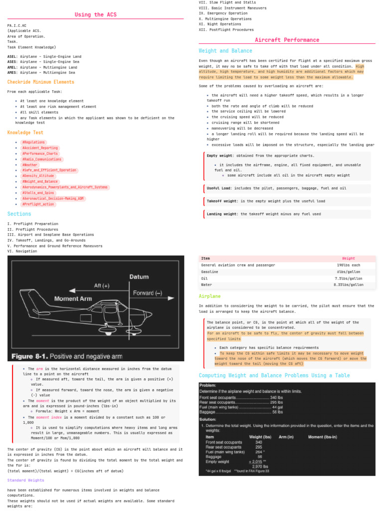 PPL Notes | PDF | Flight Control Surfaces | Carburetor PPL Notes | PDF | Flight Control Surfaces | Carburetor