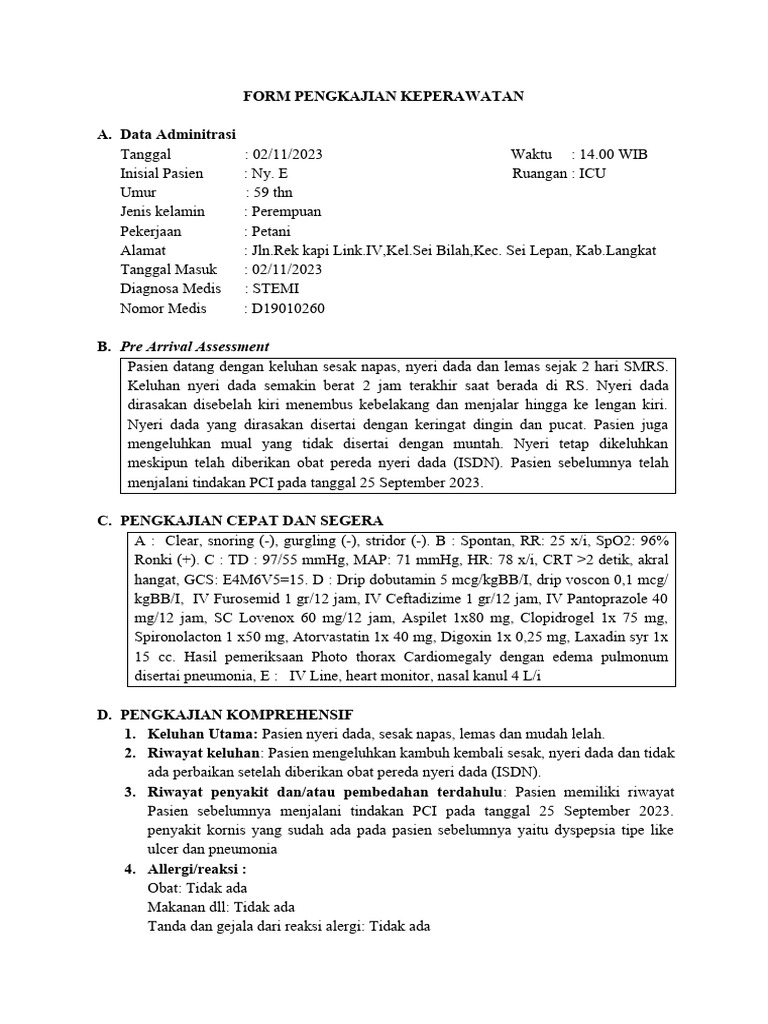 Laporan Askep Kak Dena | PDF