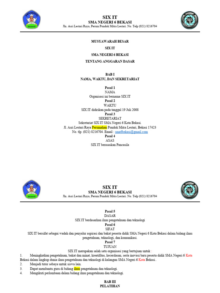 Draft Ad Art Six It 2223 | PDF