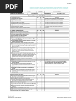 SHE Inspection Checklist | PDF | Forklift