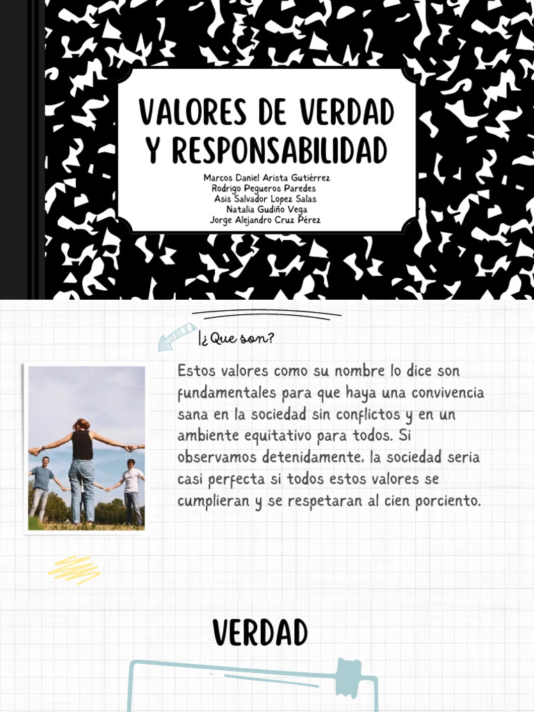 Valores de Verdad y Responsabilidad | PDF