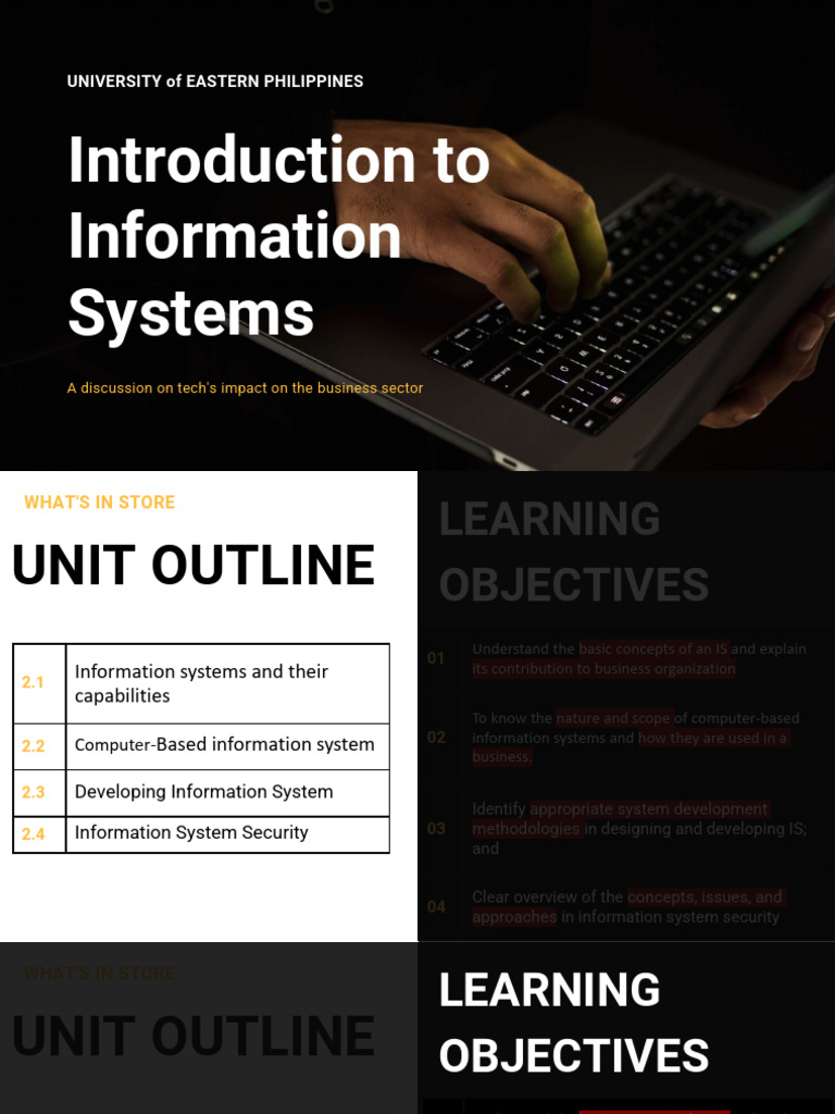 Introduction to Information Systems Overview | PDF | Information System ...