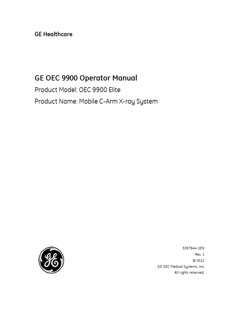 9900 Operator Manual English - UM - 5397644-1EN - 1 | PDF | Dosimetry ...