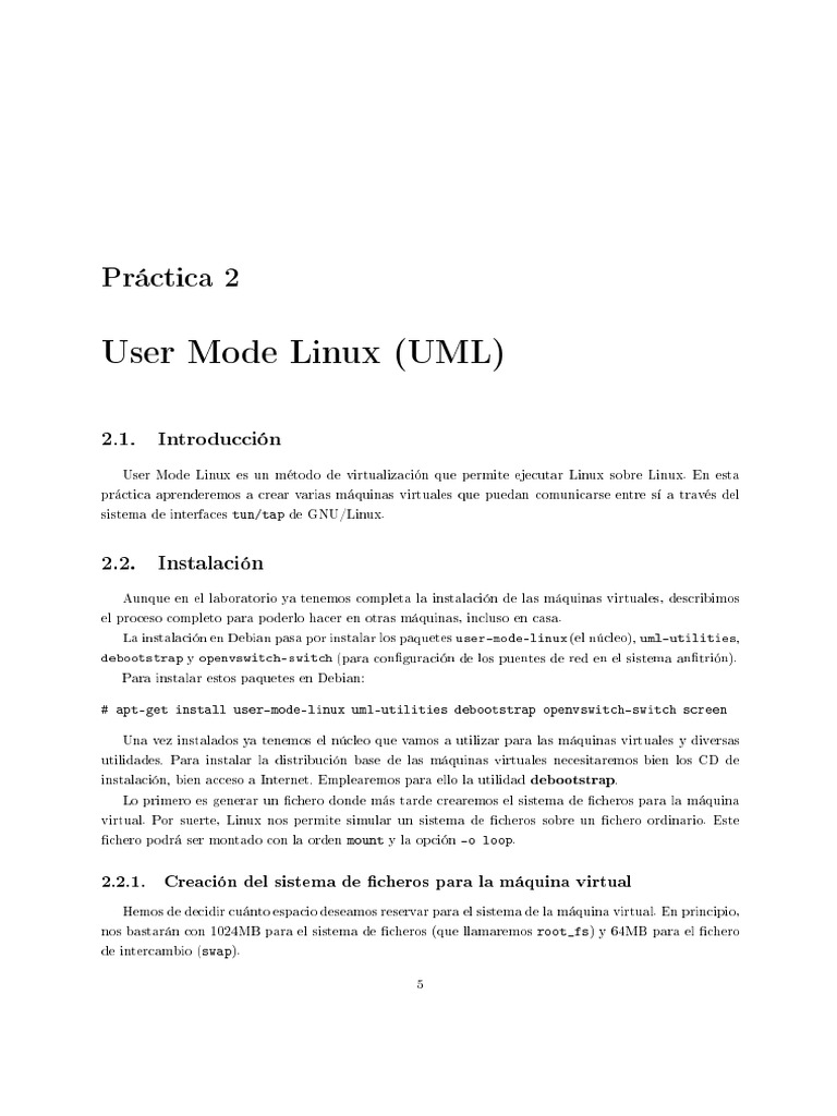 Uml Install | PDF | Software utilitario | Variantes Unix