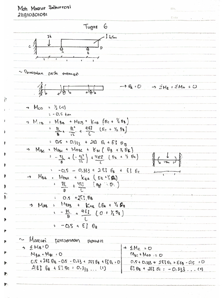 Tugas 6 Anstruk - Mohamad Masrur Fatkurrozi - 211910301091 | PDF
