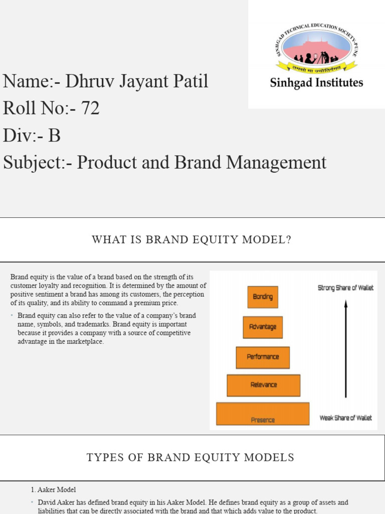 Product and brand management | PDF