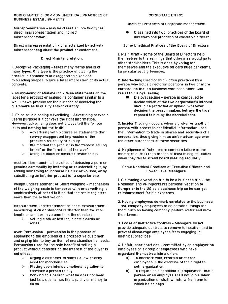 GBRI Chapter 7 | PDF