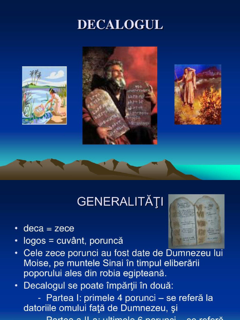 Decalogul 1 25a | PDF