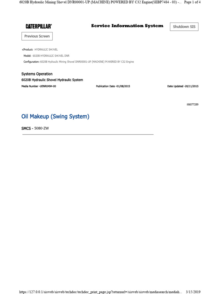 6020B Swing Makeup Valve | PDF