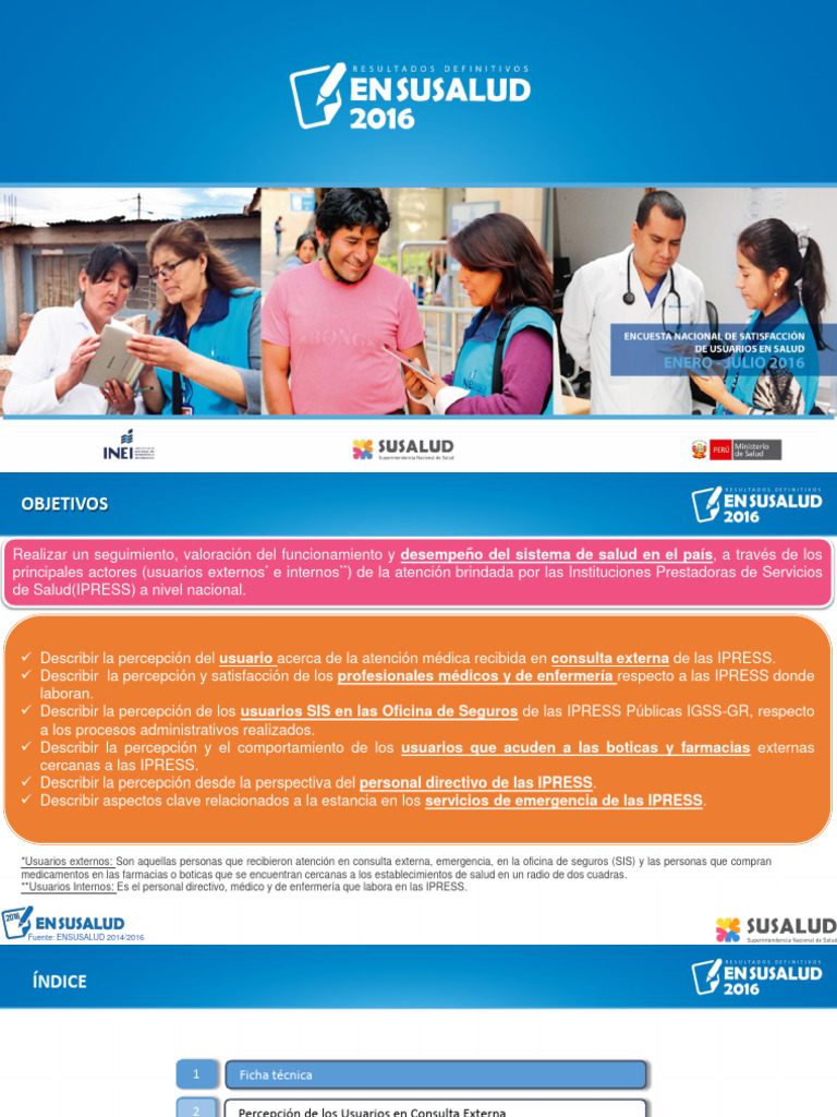 Presentacion Susalud 2016 | PDF | Farmacia | Cuidado de la salud