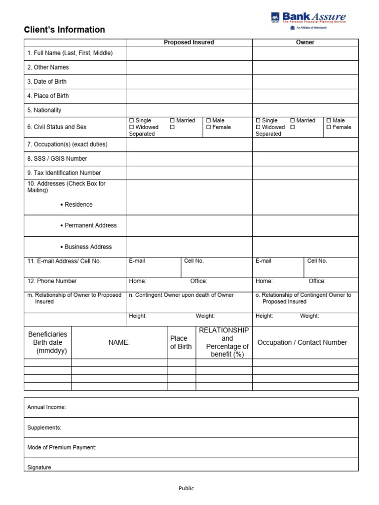 PERSONAL DATA SHEET copy | PDF