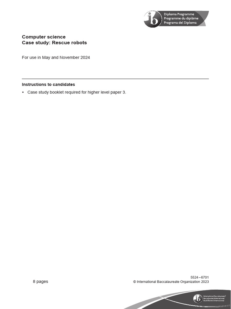 CS Case Study 2024 | PDF | Computer Vision | Robot