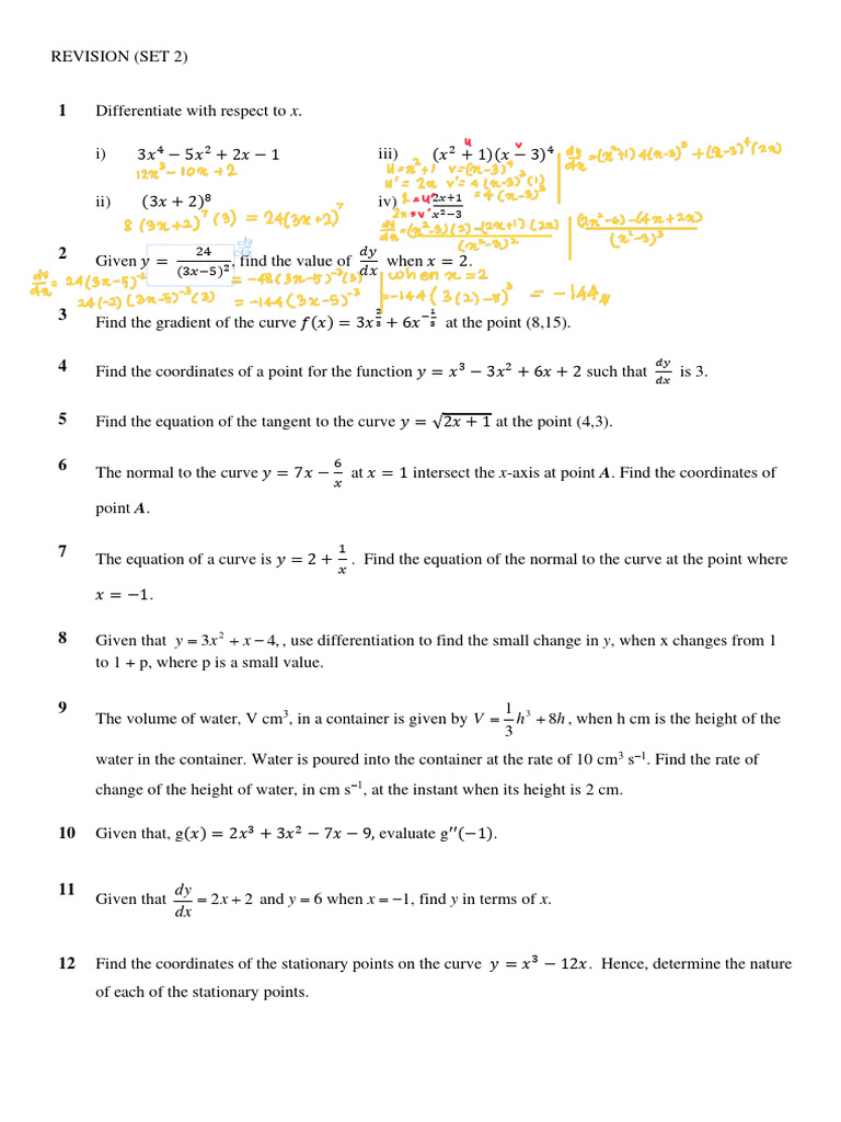 Revision Set2 St1 | PDF