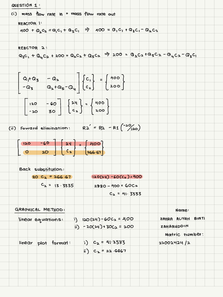 Maths Assignment Answers | PDF