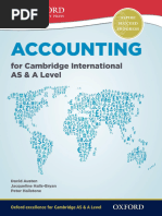 Cambridge A Level Accounting 9706 Syllabus | PDF | Management ...