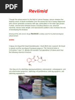 Myeloma VRD Protocol UPTODATE | PDF | Chemotherapy | Multiple Myeloma